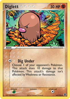 Diglett | EX Fire Red & Leaf Green | TCG Card Database | Pokemon.com