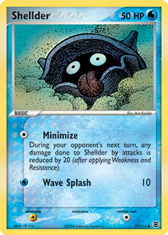Shellder | EX Fire Red & Leaf Green | TCG Card Database | Pokemon.com