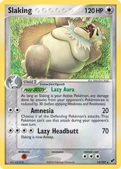 Slaking | EX Deoxys | TCG Card Database | Pokemon.com