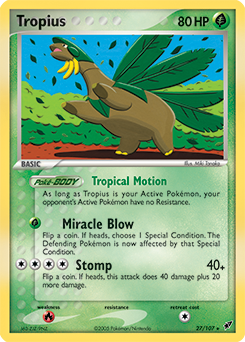 Tropius | EX Deoxys | TCG Card Database | Pokemon.com