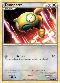 Dunsparce | HS—Unleashed | TCG Card Database | Pokemon.com