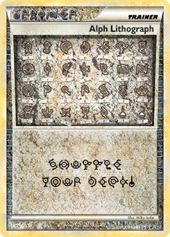 Alph Lithograph | HS—Unleashed | TCG Card Database | Pokemon.com