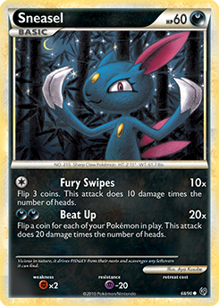 Sneasel | HS—Undaunted | TCG Card Database | Pokemon.com