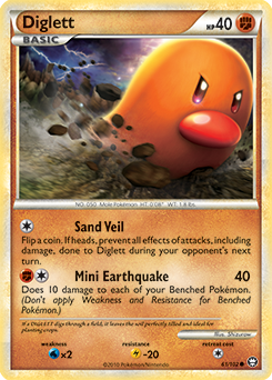 Diglett | HS—Triumphant | TCG Card Database | Pokemon.com