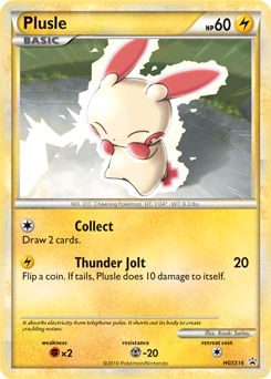 Plusle | HS—Promo | TCG Card Database | Pokemon.com