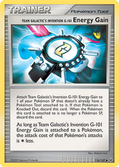 Team Galactic’s Invention G-101 Energy Gain | Platinum | TCG Card ...