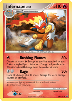 Infernape | Platinum | TCG Card Database | Pokemon.com