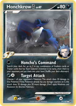 Honchkrow [G] | Platinum | TCG Card Database | Pokemon.com