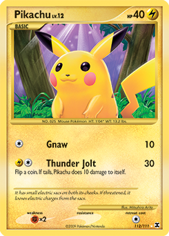 Pikachu | Platinum—Rising Rivals | TCG Card Database | Pokemon.com