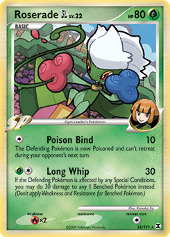 Roserade [GL] | Platinum—Rising Rivals | TCG Card Database | Pokemon.com