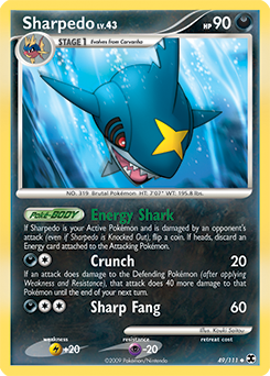 Sharpedo | Platinum—Rising Rivals | TCG Card Database | Pokemon.com