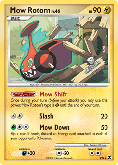 Mow Rotom | Platinum—Rising Rivals | TCG Card Database | Pokemon.com