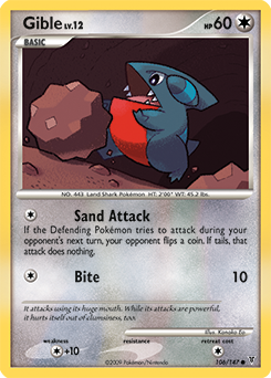Gible | Platinum—Supreme Victors | TCG Card Database | Pokemon.com