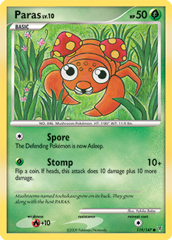 Paras | Platinum—Supreme Victors | TCG Card Database | Pokemon.com