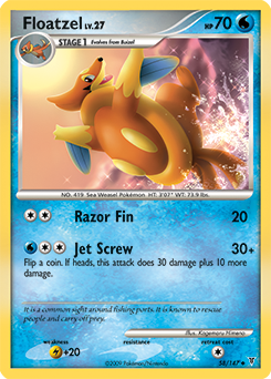 Floatzel | Platinum—Supreme Victors | TCG Card Database | Pokemon.com