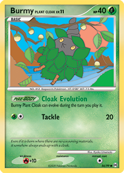 Burmy Plant Cloak | Platinum Arceus | TCG Card Database | Pokemon.com