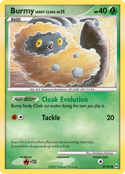 Burmy Sandy Cloak | Platinum Arceus | TCG Card Database | Pokemon.com