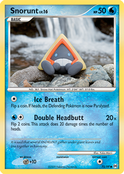 Snorunt | Platinum Arceus | TCG Card Database | Pokemon.com