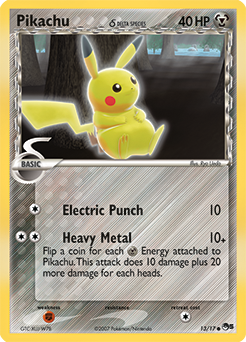 Pikachu δ | POP Series 5 | TCG Card Database | Pokemon.com