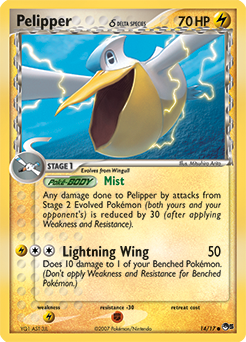 Pelipper δ | POP Series 5 | TCG Card Database | Pokemon.com