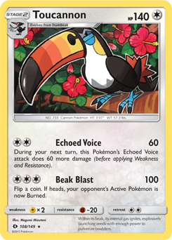 Toucannon | Pokédex