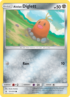 Alolan Diglett | Unbroken Bonds | TCG Card Database | Pokemon.com