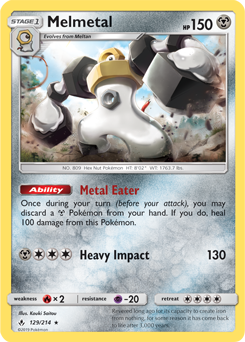 Melmetal | Unbroken Bonds | TCG Card Database | Pokemon.com