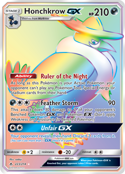 Honchkrow-GX | Unbroken Bonds | TCG Card Database | Pokemon.com