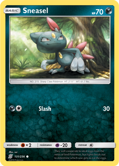 Sneasel | Unified Minds | TCG Card Database | Pokemon.com
