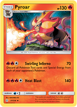 Pyroar | Cosmic Eclipse | TCG Card Database | Pokemon.com