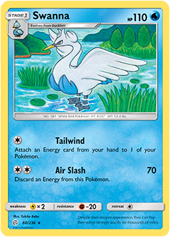 Swanna | Cosmic Eclipse | TCG Card Database | Pokemon.com