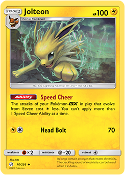 Jolteon | Cosmic Eclipse | TCG Card Database | Pokemon.com