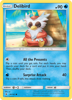 Delibird | SM—Guardians Rising | TCG Card Database | Pokemon.com