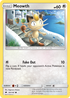 Meowth | Burning Shadows | TCG Card Database | Pokemon.com