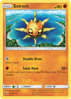 Solrock | Burning Shadows | TCG Card Database | Pokemon.com