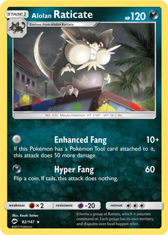 Alolan Raticate | Burning Shadows | TCG Card Database | Pokemon.com