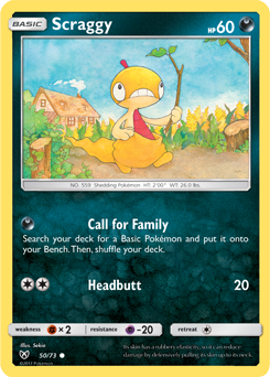 Scraggy | Shining Legends | TCG Card Database | Pokemon.com