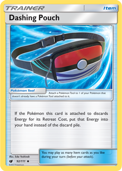 Dashing Pouch | Crimson Invasion | TCG Card Database | Pokemon.com