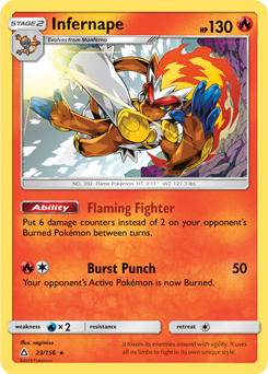 Infernape | Ultra Prism | TCG Card Database | Pokemon.com