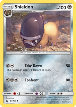Shieldon | Ultra Prism | TCG Card Database | Pokemon.com