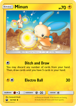 Minun | Celestial Storm | TCG Card Database | Pokemon.com