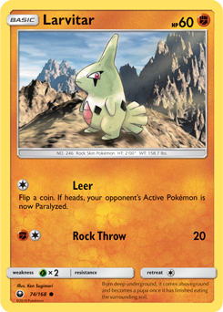 Larvitar | Celestial Storm | TCG Card Database | Pokemon.com