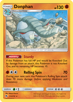 Donphan | Lost Thunder | TCG Card Database | Pokemon.com