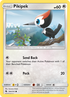 Pikipek | Lost Thunder | TCG Card Database | Pokemon.com