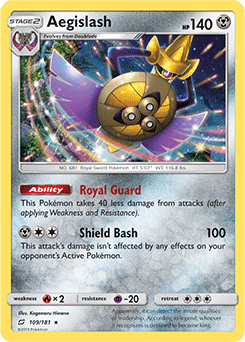 Aegislash | Team Up | TCG Card Database | Pokemon.com