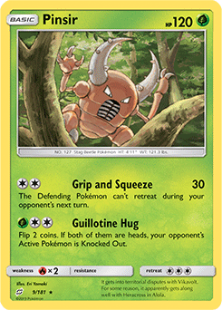 Pinsir | Team Up | TCG Card Database | Pokemon.com