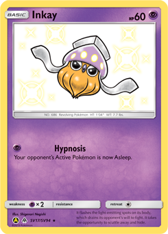 Inkay | Yellow A Alternate | TCG Card Database | Pokemon.com