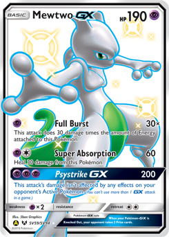 Mewtwo-GX | Yellow A Alternate | TCG Card Database | Pokemon.com
