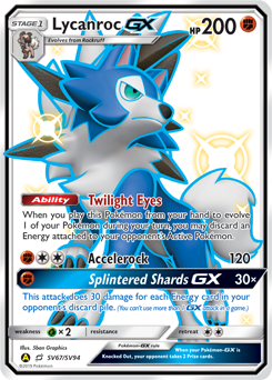 Lycanroc-GX | Yellow A Alternate | TCG Card Database | Pokemon.com