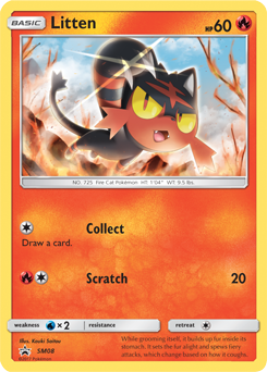 Litten | Sun & Moon Promo | TCG Card Database | Pokemon.com